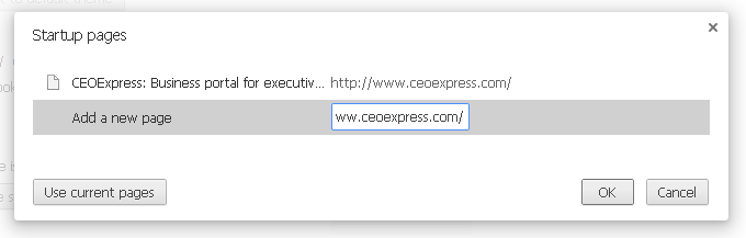 Homepage Instructions